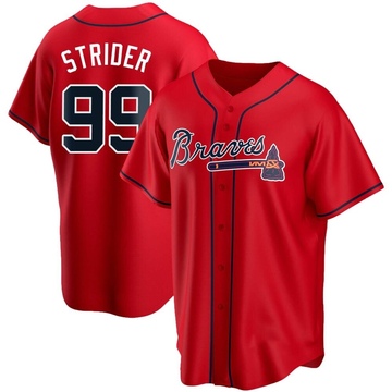 Spencer Strider Jersey | Spencer Strider Cool Base & Legend Jerseys ...